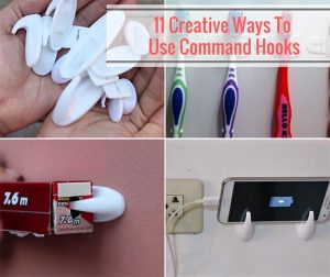 11 Creative Ways To Use Command Hooks - Home and Gardening Ideas